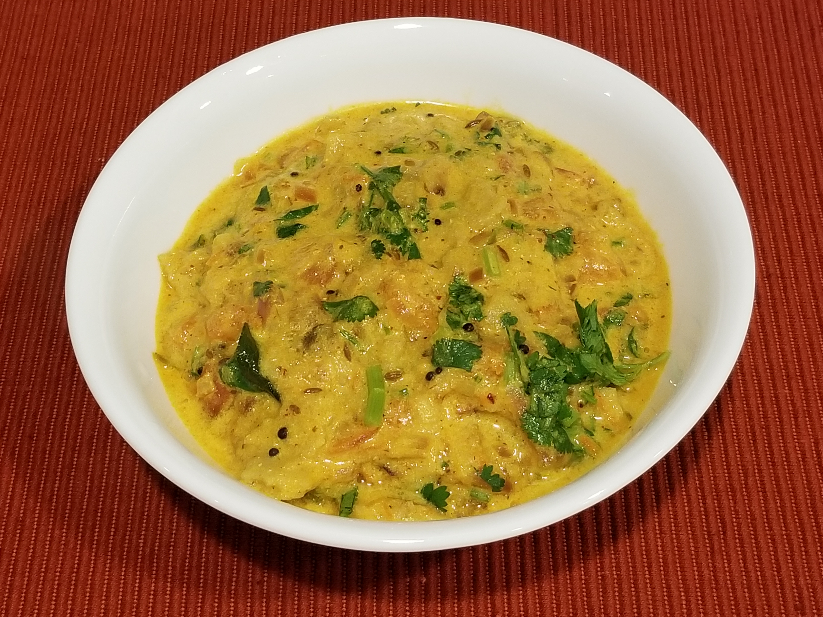 Vagharelo Rotlo (Indian Millet Bread in Yogurt Curry) | Veggie Foodie